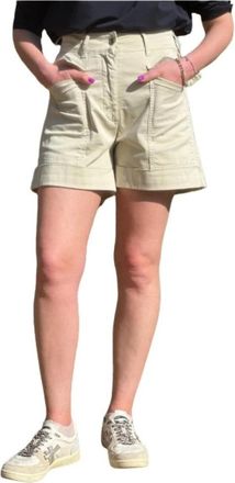 Aeronautica Femme, Shorts, Beige, Taille: 44 FR Bermuda Shorts