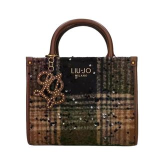 Liu Jo Sac cabas logo - Femme - Sacs - Brun - Taille: ONE Size