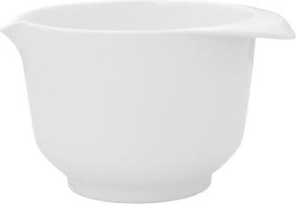 RBV BIRKMANN Birkmann, Rühr- und Servierschüssel, Milky White, 14,5×18×11?cm - 1L, recycelbarem PET, kratzbeständig, spülmaschinen- und mikrowellengeeignet