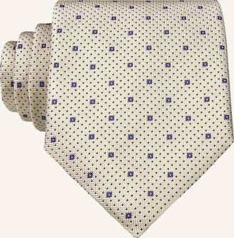 HUGO BOSS Krawatte H-Tie weiss