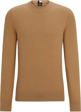 HUGO BOSS Ecaio-P Pullover f&uuml;r Herren, Jerseyware (Mittelbeige)
