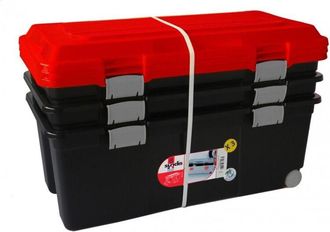 Sundis Set mit 3 Camper-Kofferräumen aus Kunststoff, B.80 x T.40 x H.34 cm SUNDIS