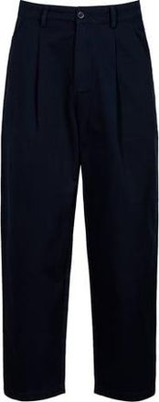 Dime Pantalon ample uni &agrave; plis en coton