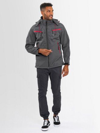 Arctic Seven Softshelljacke ASPierr sportliche Outdoor Funktionsjacke mit abnehmbarer Kapuze