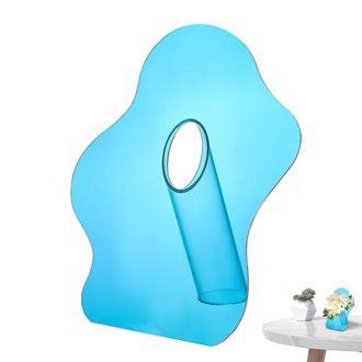 Generico Vase mit Acrylrahmen, Schreibtischdekoration aus Acryl, f&uuml;r Wohnzimmer, Schlafzimmer, Bad, Arbeitszimmer, Esszimmer, B&uuml;cherregal, Rezeption, B&uuml;ro, Apa