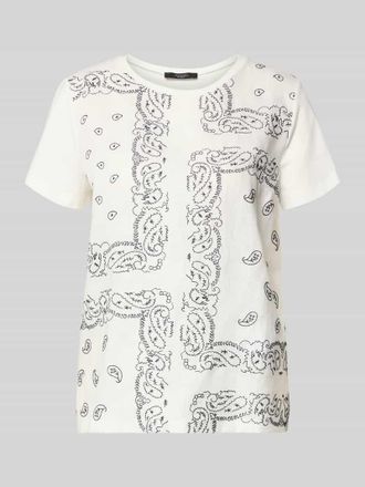 Max Mara Regular Fit T-Shirt aus Baumwoll-Leinen-Mix Modell GENIO