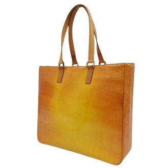Louis Vuitton Sac cabas Monogram Vernis Vintage Pre-owned - Femme - Pre-owned - Orange - Taille: ONE Size