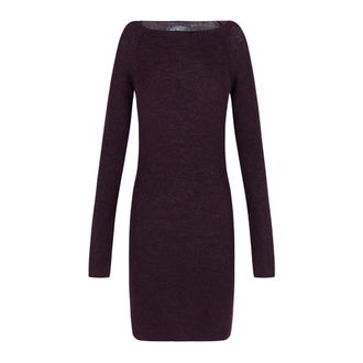 Cortana Alpaka Merino Mini Kleid - - Dresses - Damen - Lila - S