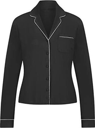 Hunkem&ouml;ller Hunkem&ouml;ller Veste en jersey &agrave; manches longues Essential, Noir, M
