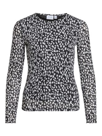 Vila rine O-Neck L/S Top - Noos