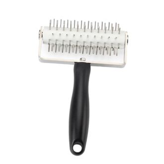 Cabilock Edelstahl Pizza Nadelroller Teig Docker Mit Ergonomischem Griff Gleichm&auml;&szlig;ige Stanzung F&uuml;r Pizzateig Und Geb&auml;ck Abnehmbarer Nadelkopf Platzsparend Vers