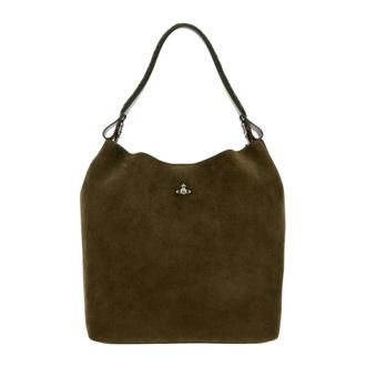 Vivienne Westwood Lottie Gro&szlig;e Schultertasche - - Bags - Damen - Gr&uuml;n - ONE SIZE