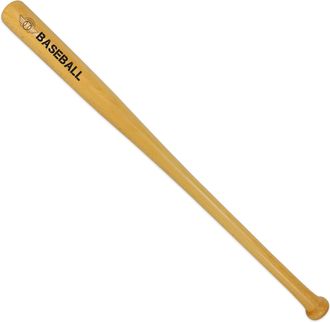 Normani Baseballschl&auml;ger Bat Softball aus massivem Holz f&uuml;r Sport, Freizeit, Selbstverteidigung - Diverse L&auml;ngen Farbe 32