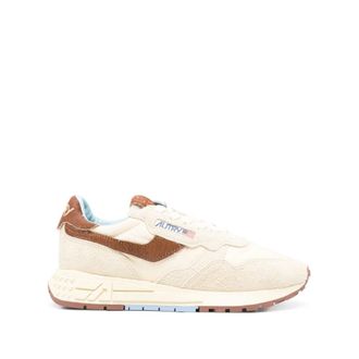 Autry Hellbeige Lace-Up Sneakers - - Shoes - Damen - Beige - 37 EU