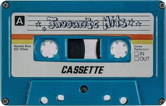 Freak Scene Blechbox Kassette Mixtape Blechdose Schatulle Dose Metall-Aufbewahrungsdose 04 Favourite Hits