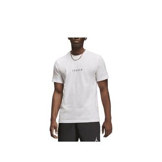 Nike Jordan Air DM3182-100 T-shirt pour homme Blanc/noir/noir, Blanc/noir, Taille L