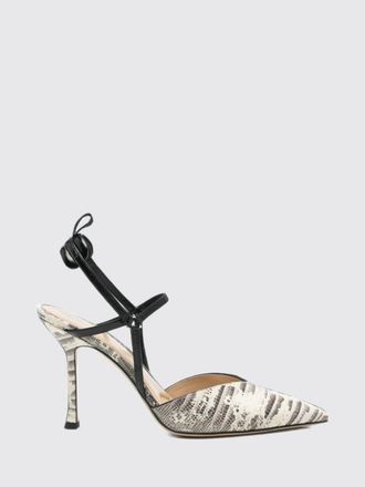 Fendi Escarpins slingback Very Colibr&igrave; &agrave; imprim&eacute; python avec talon aiguille haut