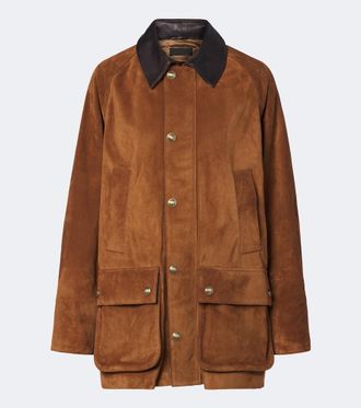 Nili Lotan Jacke Kedem aus Veloursleder