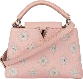 Louis Vuitton Crossbody Bags - Louis Vuitton Limited Pink Taurillon Flower Capuci - Gr. unisize - in Rot - f&uuml;r Damen