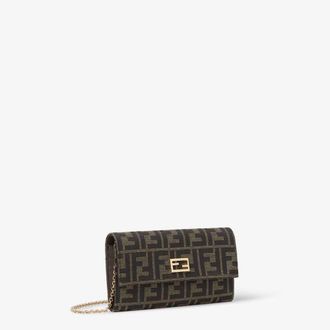 Fendi Unisex Clutch H26 Marron