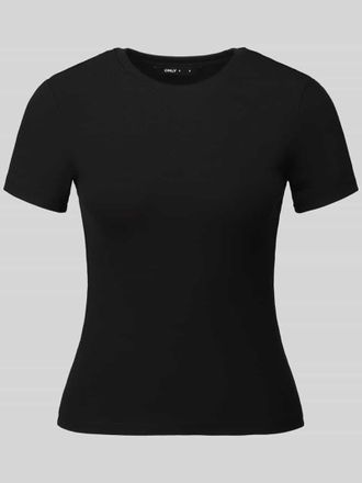 Only Slim Fit T-Shirt aus Baumwoll-Mix Modell RILEY