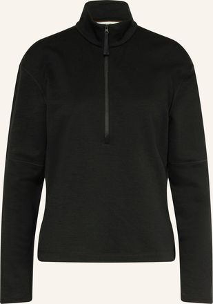 Icebreaker Midlayer Mer 360 Realfleece Elem Ls Half Aus Merinowolle schwarz
