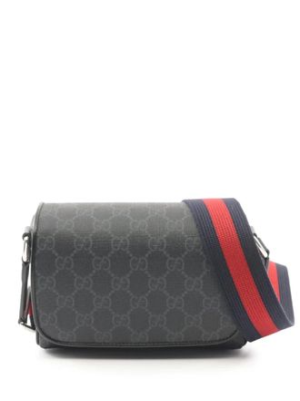 Gucci mini sac à main à motif GG Supreme (années 2020) - Gris
