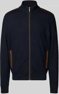 Bugatti Sweatjacke mit Stehkragen Modell Selanik
