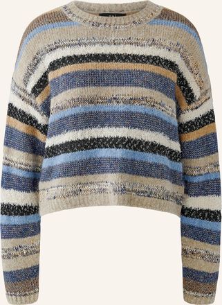 Oui Pullover Mit Glitzergarn braun