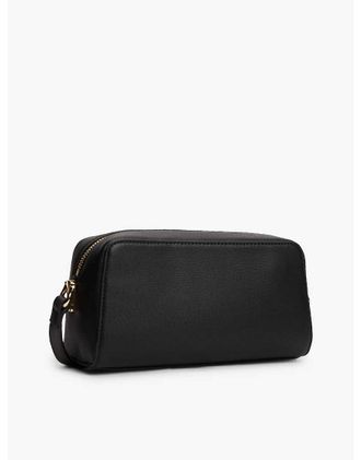 Tommy Hilfiger Sac bandouli&egrave;re textur&eacute; &agrave; monogramme TH - Noir