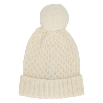 Moorer Strickm&uuml;tze - - Accessories - Damen - Wei&szlig; - ONE SIZE