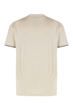 HUGO BOSS Logo-Embroidered T-Shirt - Beige