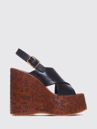 Chlo&eacute; Chaussures Compens&eacute;es Femme couleur Noir