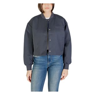 Calvin Klein Jeans Kurze Bomberjacke f&uuml;r Frauen - - Jackets - Damen - Grau - S
