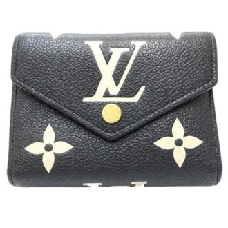 Louis Vuitton Portefeuille en toile Pre-owned - Femme - Pre-owned - Noir - Taille: ONE Size