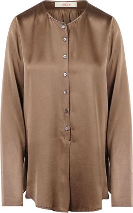 Jucca Femme, Blouses et Chemises, Brun, Taille: 38 FR Chemises