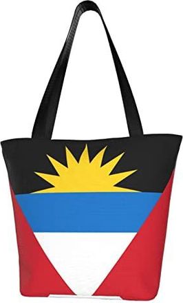 AOOEDM Drapeau dAntigua-et-Barbuda Sac fourre-tout Femmes Capacit&eacute; &Eacute;paule &Eacute;picerie Sacs