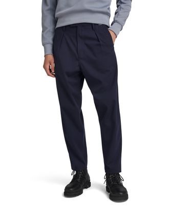 G-Star RAW Herren Unisex Pleated Chino Relaxed, Blau (Salute D20147-D401-C742), 29W / 32L