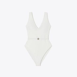 Tory Burch Damen Belted Swimsuit