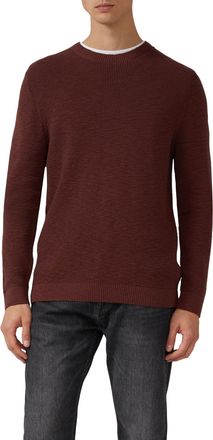 s.Oliver Strickpullover mit Crew Neck und Strukturmuster