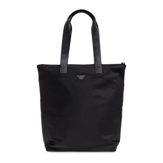 Emporio Armani Homme, Sacs, Noir, Taille: ONE Size Tote Bag