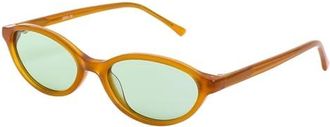 Generic Lunettes De Soleil UV400 &Agrave; Petite Monture For Hommes Et Femmes, Lunettes De Soleil &Agrave; La For Les D&eacute;placements En Plein Air(Orange)
