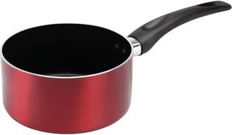 Sitram 712386 Stielkasserolle aus gepresstem Aluminium Cherry, &Oslash; 16 cm, Antihaftbeschichtung, Farbe: Rotmetallic, f&uuml;r alle Herde, auch Induktion