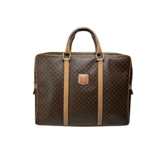 Celine Sac &agrave; main vintage en cuir doccasion - Femme - Pre-owned - Brun - Taille: ONE Size