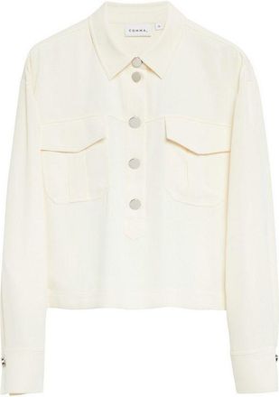 Comma Langarmbluse Bluse Verk&uuml;rzte Bluse mit Brusttaschen
