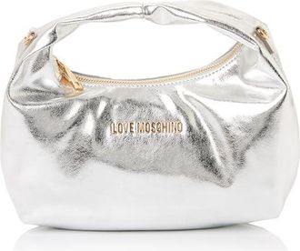 Love Moschino SAC METALLIC PU ARGENT, argent, Taille unique