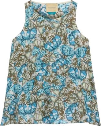 Momoni Femme, Blouses et Chemises, Multicolore, Taille: 40 FR Top