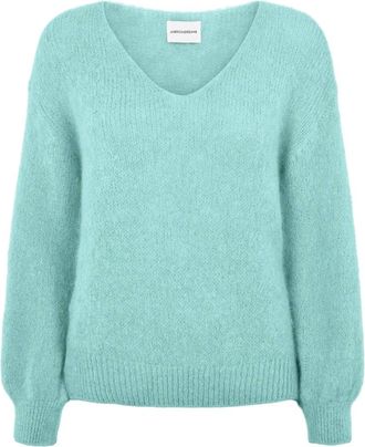 Americandreams Americandreams, Femme, Pulls, Vert, Taille: 44 FR Milana LS Alpaca Pullover