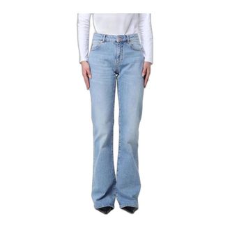 Emporio Armani Used Stretch A Trombetta Jeans - - Jeans - Damen - Blau - W31