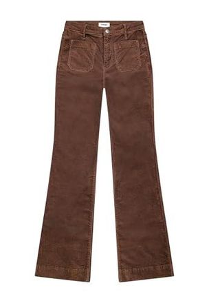 Wrangler Flare Pantalon, Acajou, 31W / 32L Femmes